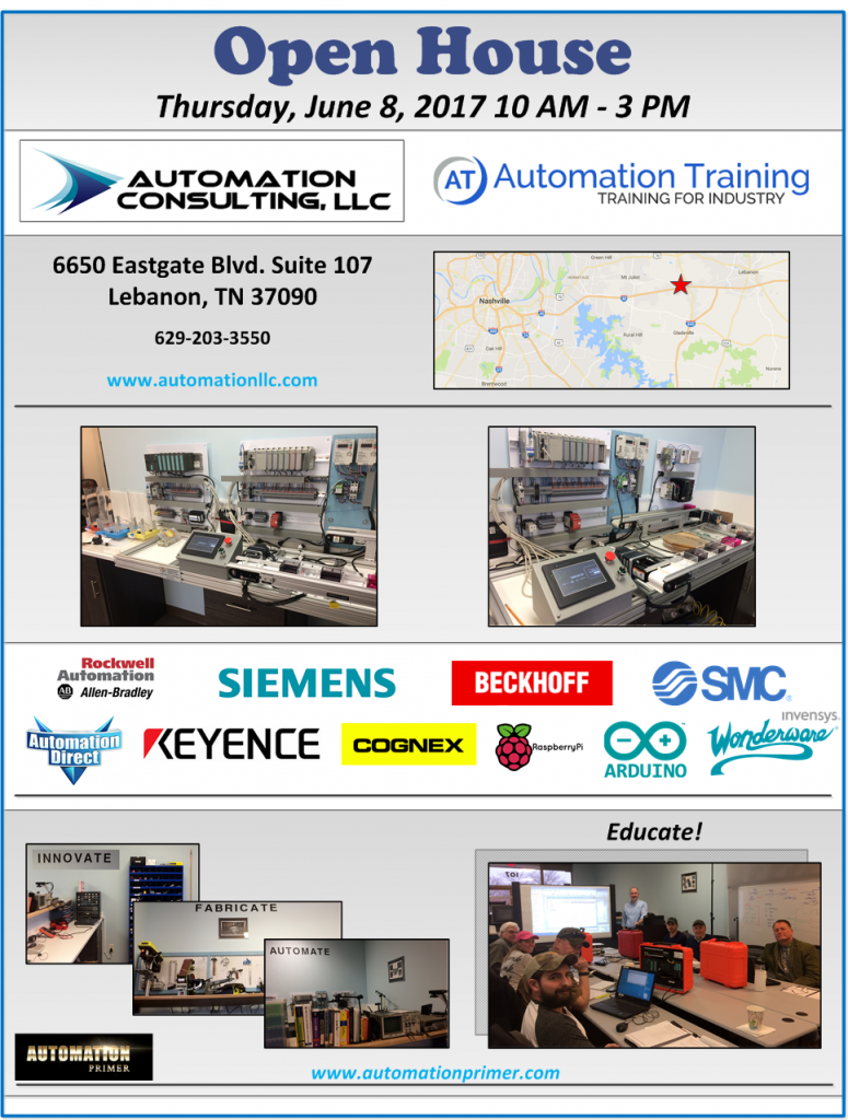 Automation Consulting, LLC Open House - AutomationPrimer